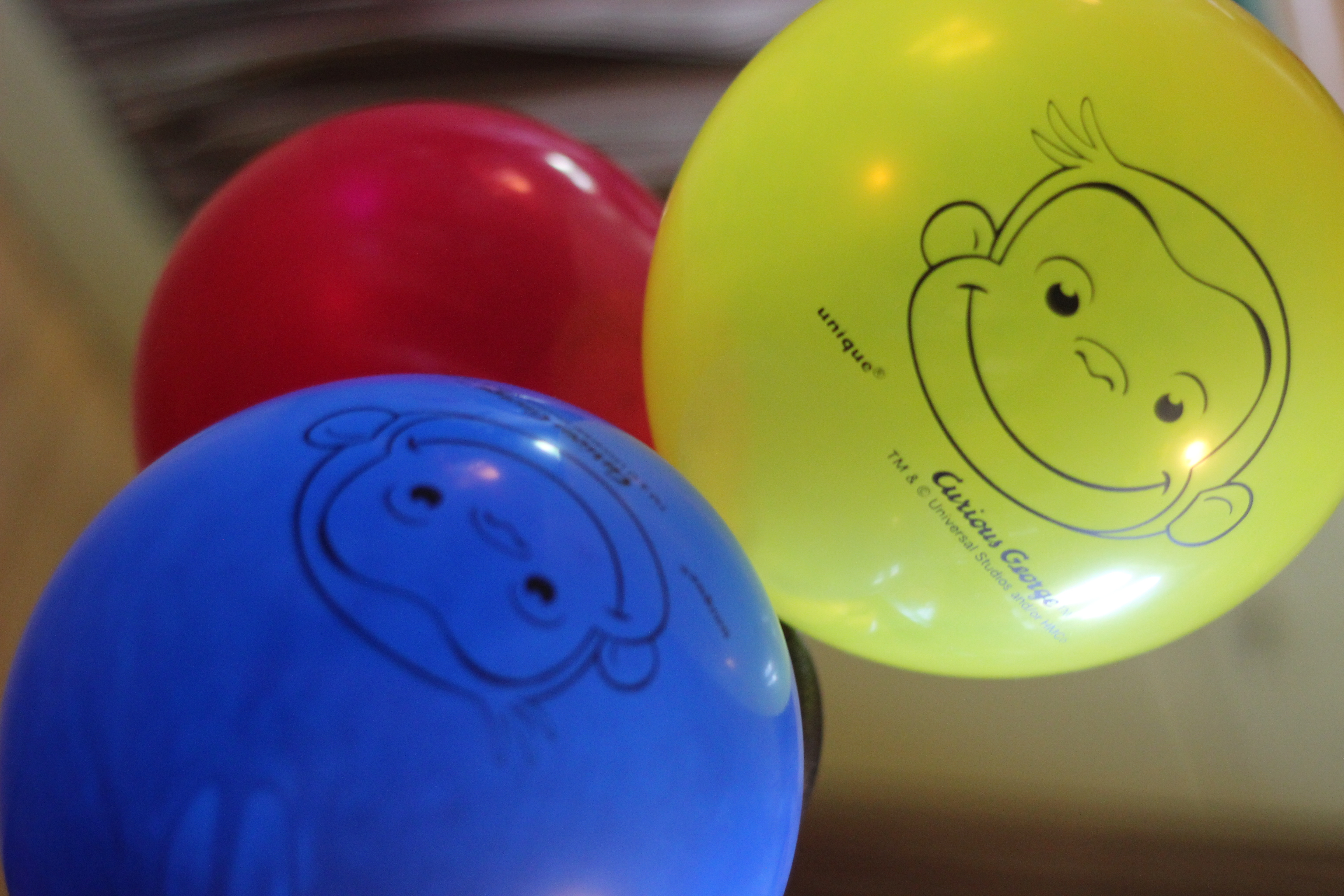 Curious George Pictures With Balloons